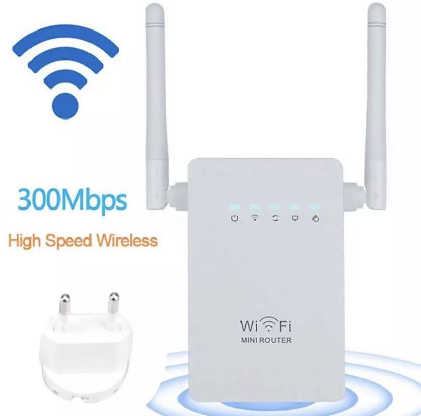 Wireless Router repeater 300Mbps home high power through-wall smart ...