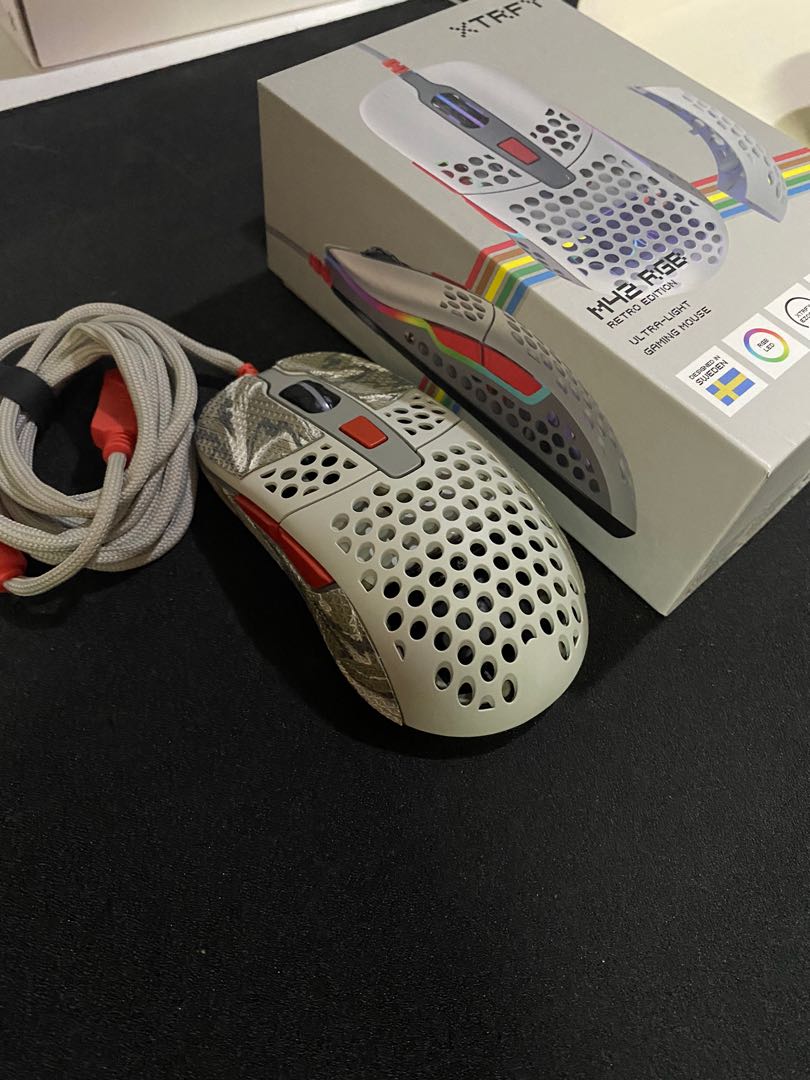 XTRFY M42 retro rgb gaming mouse, Computers & Tech, Parts & Accessories ...