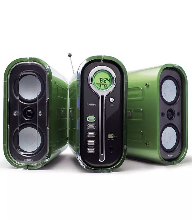 超強低音 PHILIPS MZ-1000 Micro Hifi System MP3 微型 音響, 音響器材, 音樂播放裝置 MP3及CD ...