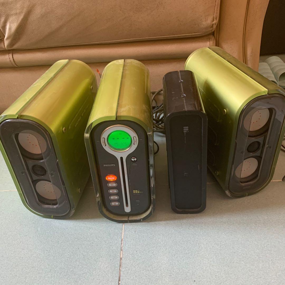 超強低音 PHILIPS MZ-1000 Micro Hifi System MP3 微型 音響, 音響器材, 音樂播放裝置 MP3及CD ...