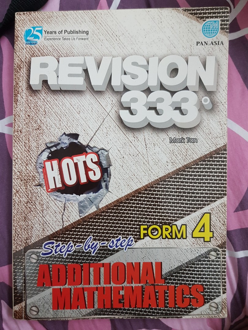 Additional mathematics form 4 step-by-step solution, Hobbies & Toys ...