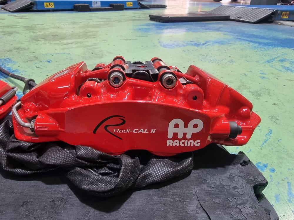 AP racing radi-CAL 2 6pot by 4pot with electronic handbrake, Car ...