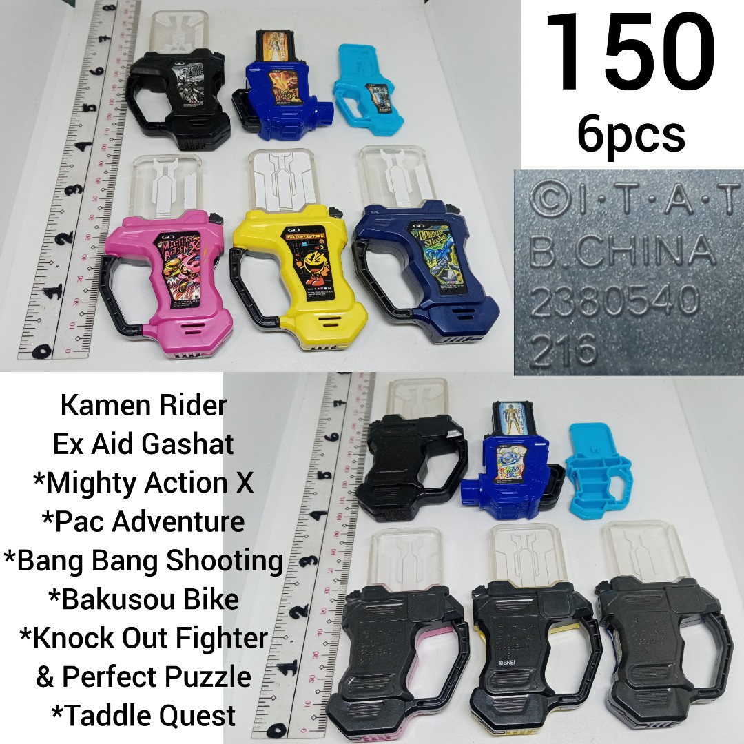 Assorted Kamen Rider Weapons 3, Hobbies & Toys, Toys & Games on Carousell