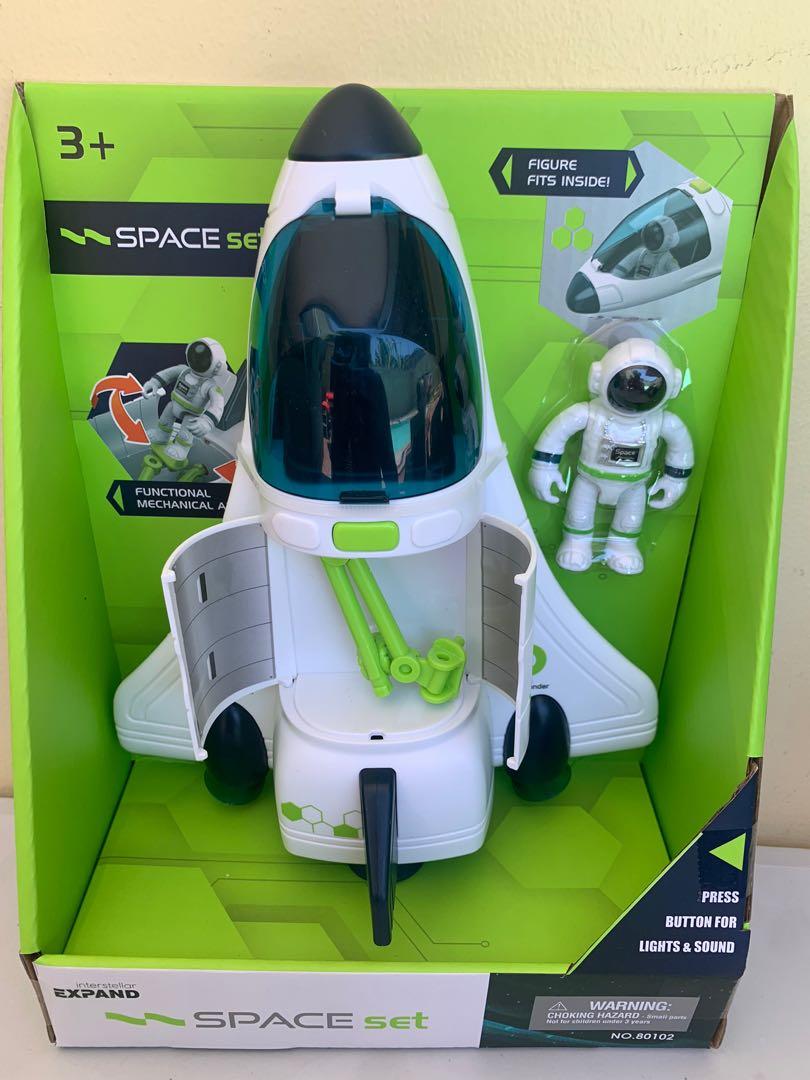 ASTRONAUT COMPLETE SPACE TOY SET AND ROCKET SPACE SHIP WITH FREE SPACE ...