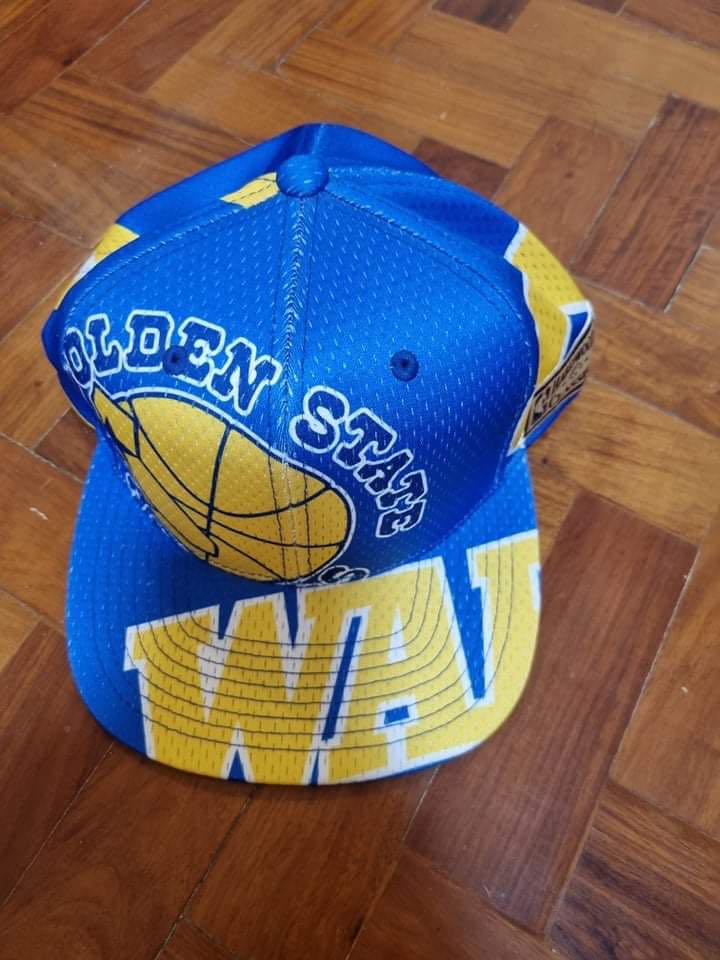 Authentic Mitchell and Ness GSW Hardwood Classic Cap, Men's Fashion ...