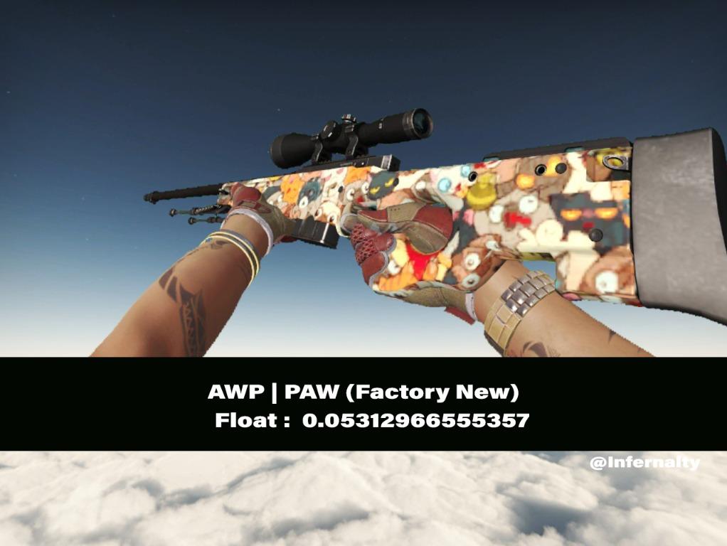 AWP PAW FN CSGO SKINS KNIVES, Video Gaming, Gaming Accessories, In-Game ...