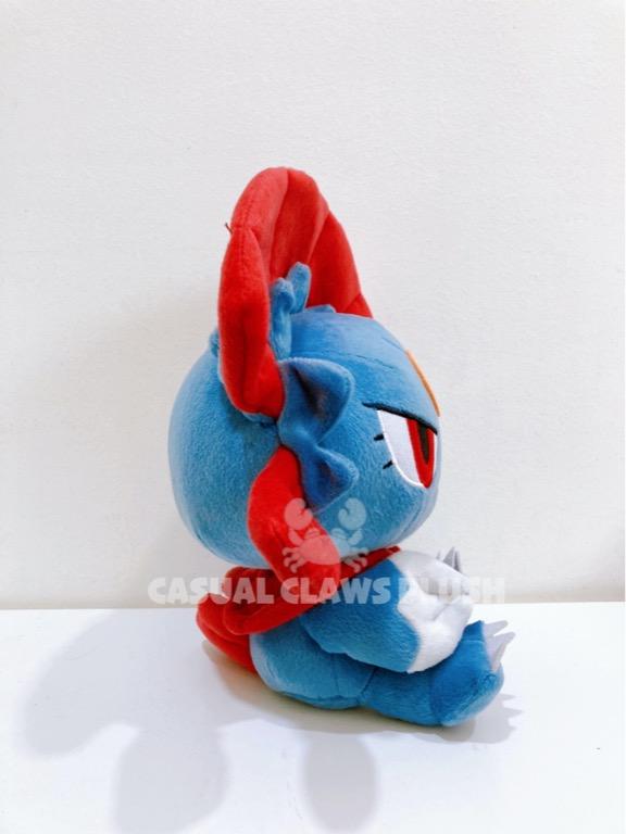 [BANPRESTO Original] Pokemon Weavile Big Round Head Scratch Pose Plush ...