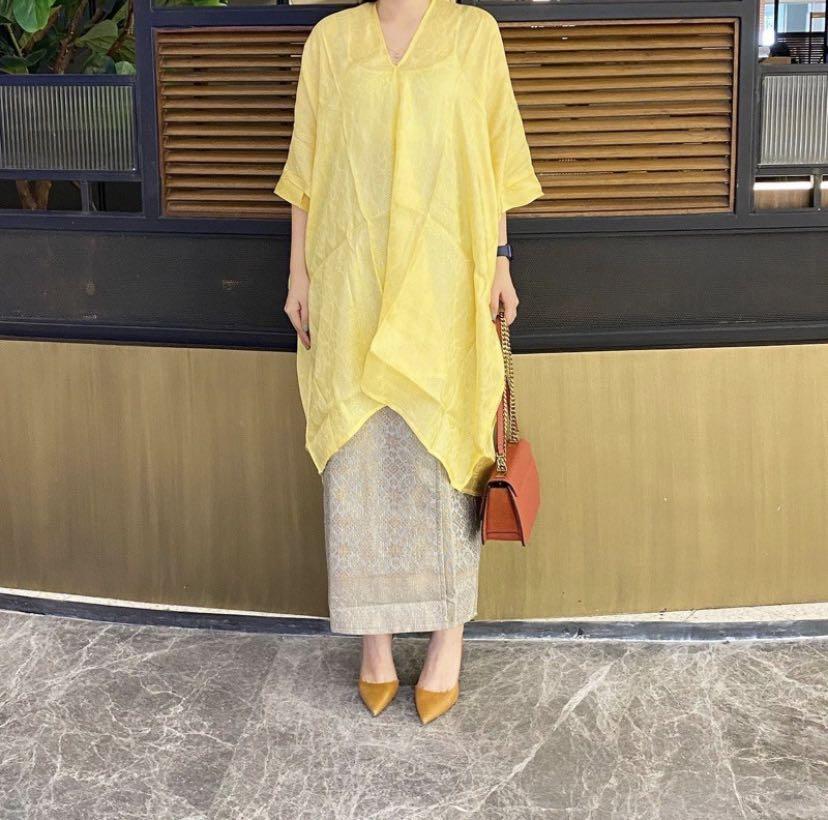 Batik Tunic Top, Women's Fashion, Dresses & Sets, Traditional & Ethnic ...