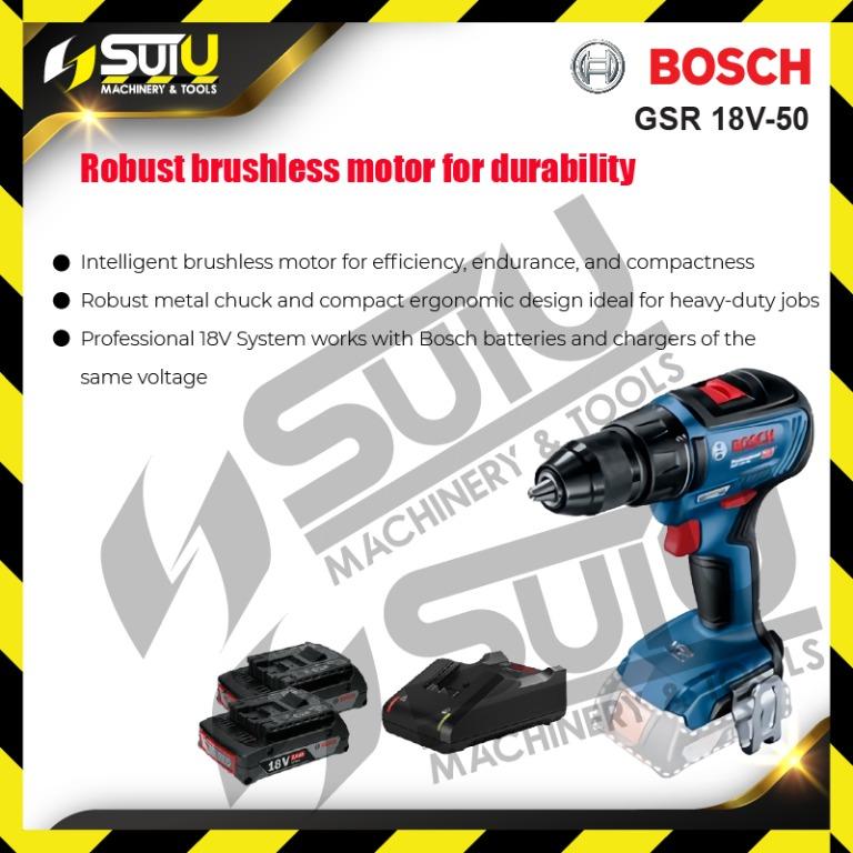 BOSCH GSR 18V-50 / GSR18V-50 18V 50NM Professional Cordless Drill ...