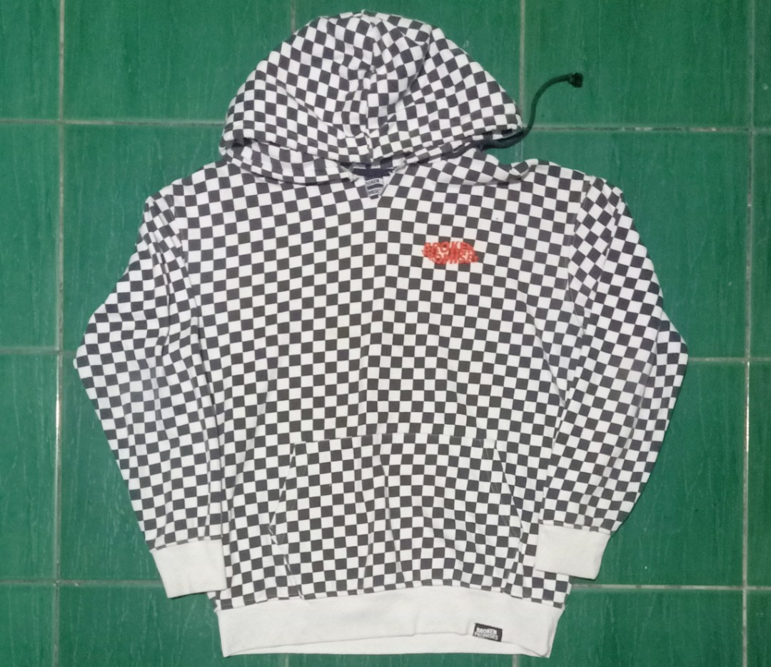 Broken promises co. Checkered hoodie, Men's Fashion, Coats, Jackets and ...