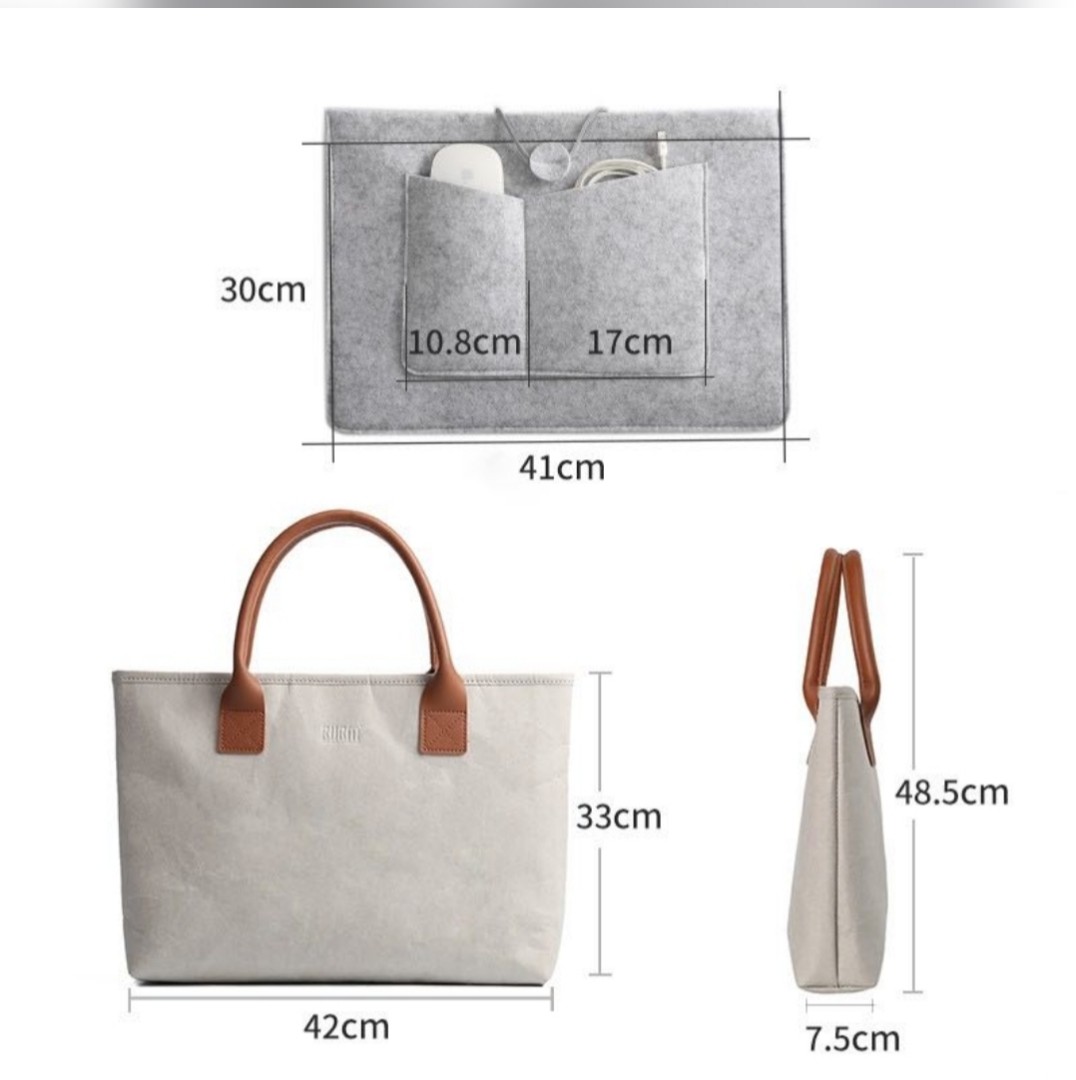 BUBM Kraft Paper Laptop Bag 13", Computers & Tech, Parts & Accessories ...