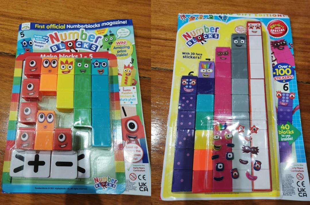 CBeebies Numberblocks magazine with toy blocks, Hobbies & Toys, Books ...
