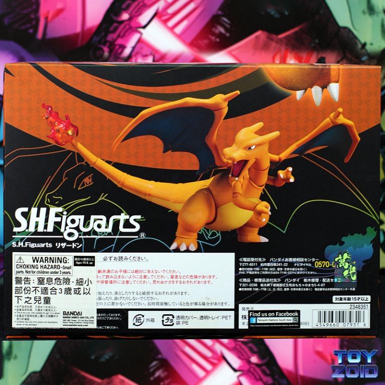 Charizard Lizardon Pokemon SH Figuarts SHF, Hobbies & Toys, Toys ...
