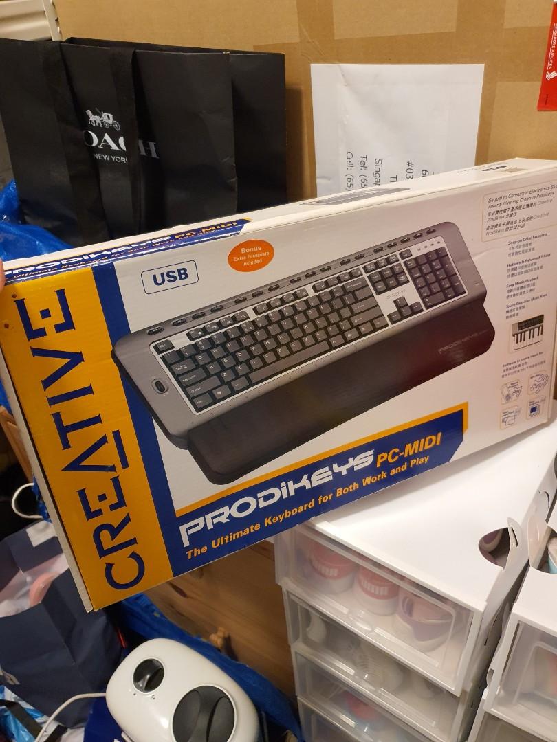 Creative Prodikeys MIDI keyboard, Computers & Tech, Parts & Accessories ...