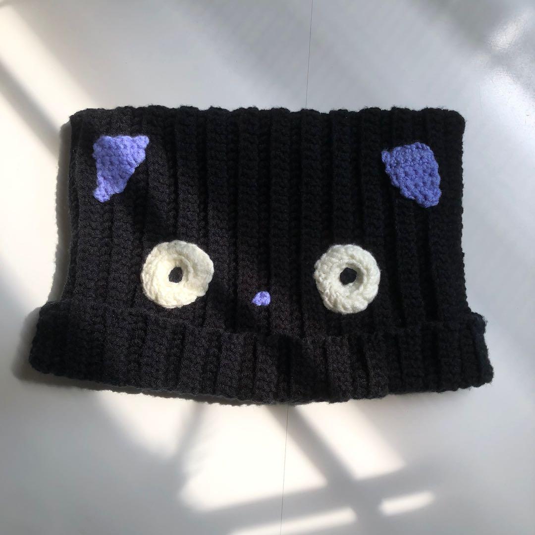 crochet chococat beanie sanrio, Women's Fashion, Watches & Accessories ...
