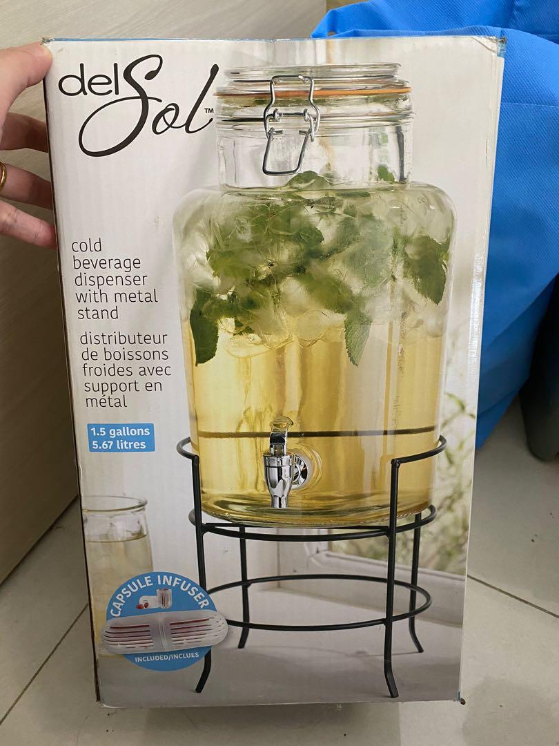 Del Sol Cold Beverage Dispenser, Furniture & Home Living, Kitchenware ...