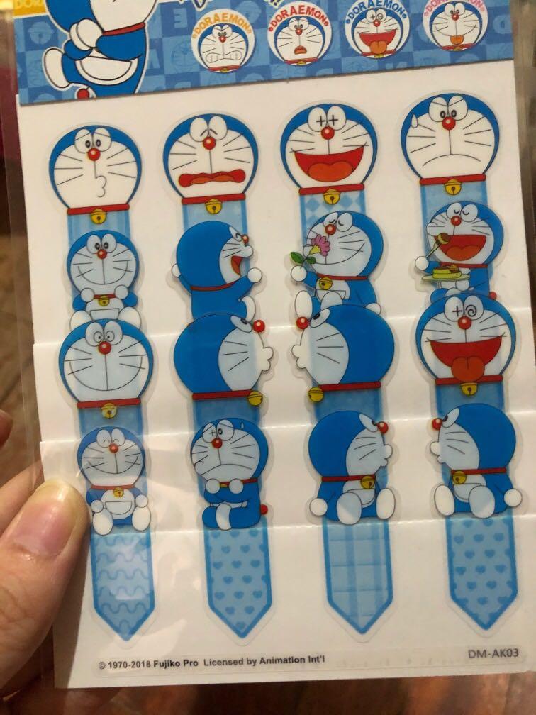 Doraemon yellow bookmark stickers, Hobbies & Toys, Stationery & Craft ...