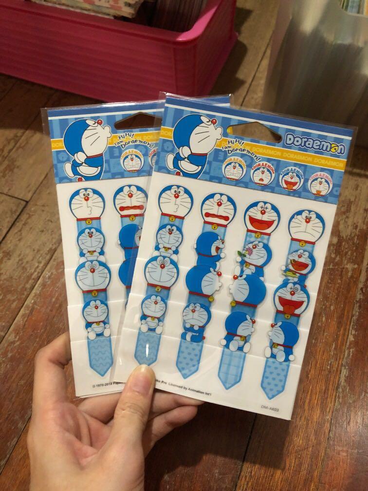 Doraemon yellow bookmark stickers, Hobbies & Toys, Stationery & Craft ...