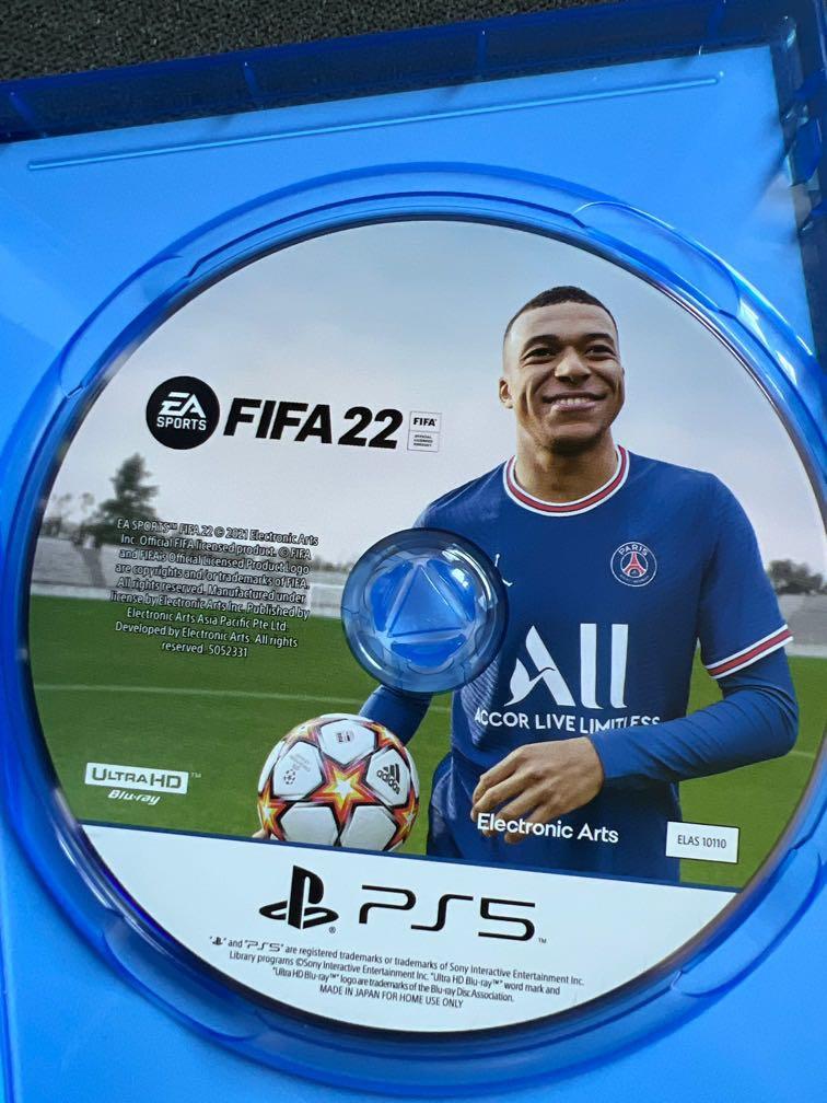 Fifa 22 PS5 with codes, Video Gaming, Video Games, PlayStation on Carousell