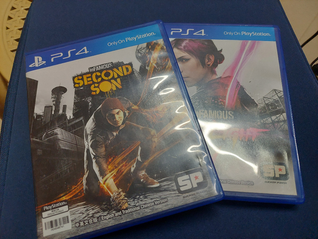 For Sale PS4 Infamous Bundle Second Son and First Light Discs, Video ...