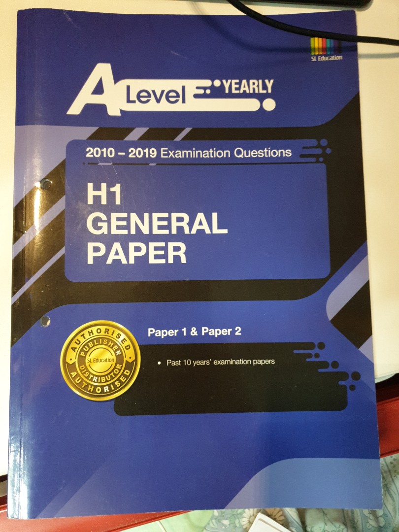 [FREE] H1 General Paper TYS (selected years only), Hobbies & Toys ...