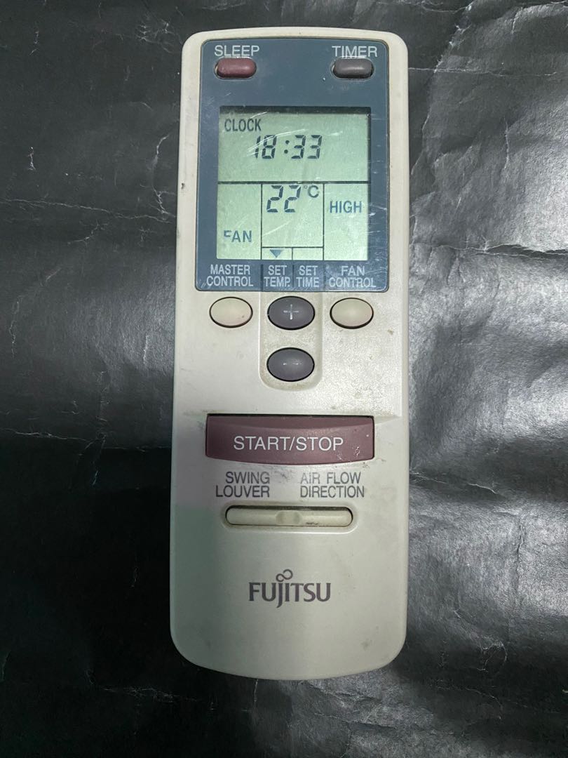 FUJITSU Aircon Remote Control, TV & Home Appliances, Air Conditioners ...