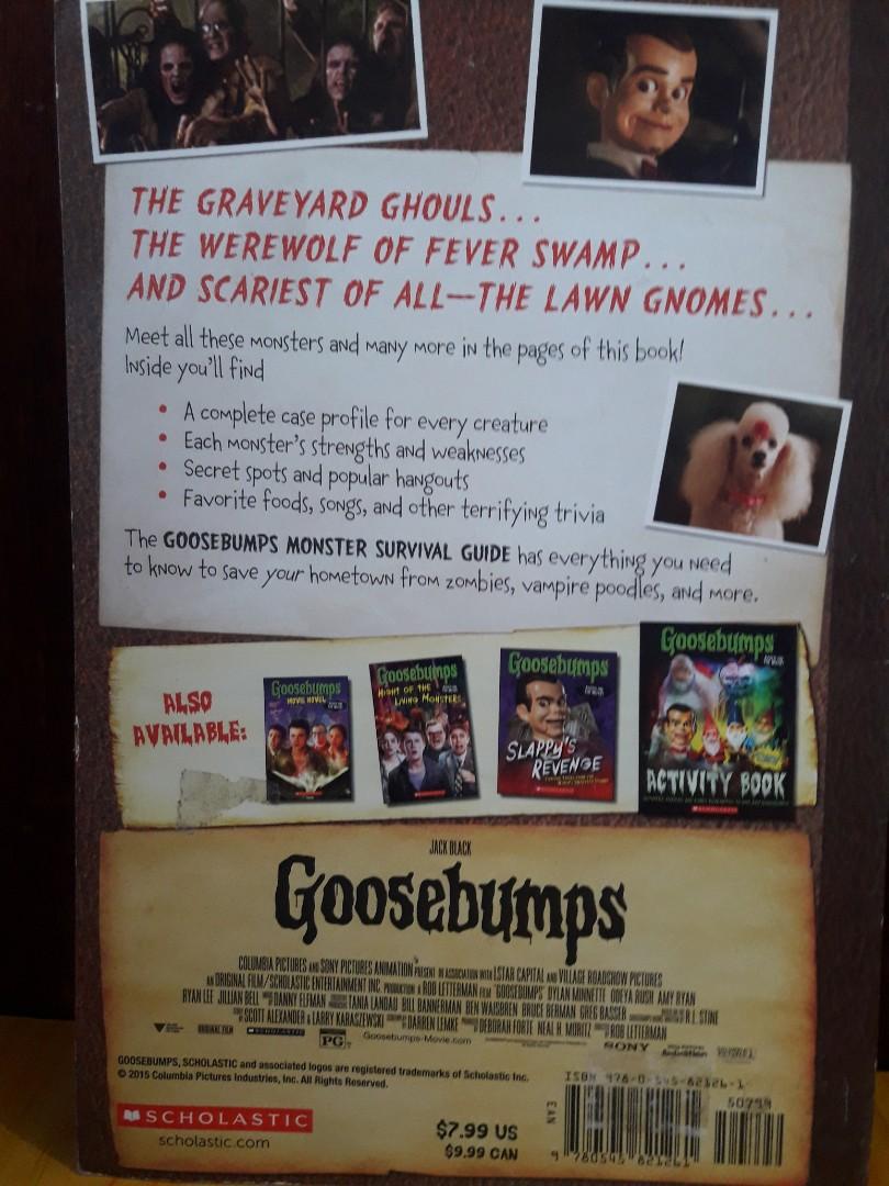 Goosebumps Monster Survival Guide, Hobbies & Toys, Books & Magazines ...