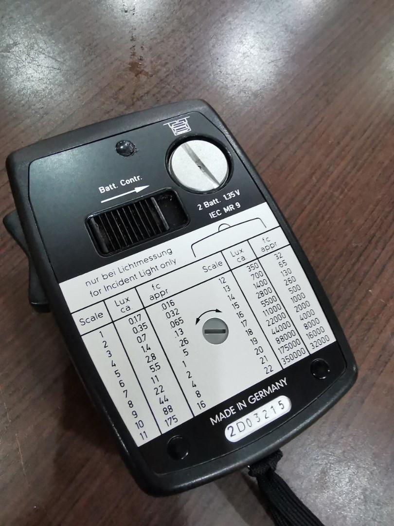 德國製造Gossen Lunasix 3 DIN ASA Light Meter(Made in Germany), 攝影器材, 相機 ...