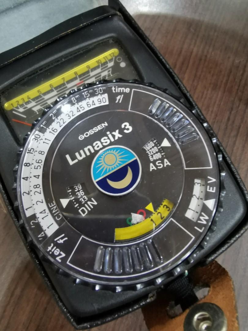 德國製造Gossen Lunasix 3 DIN ASA Light Meter(Made in Germany), 攝影器材, 相機 - Carousell