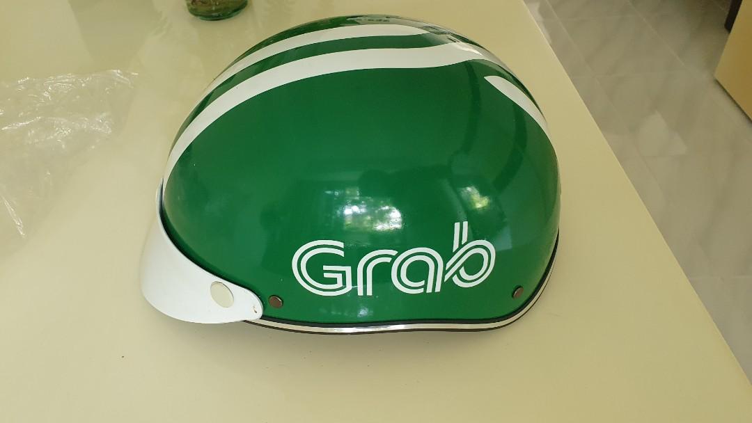 Grab helmet, Motorcycles, Motorcycle Accessories on Carousell