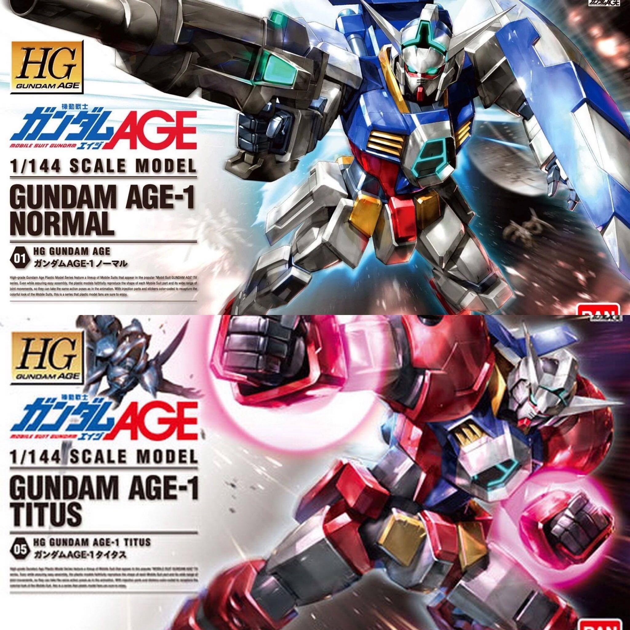 HG AGE Gundam AGE series Gundam multiuse common grey white decal 高達Age ...
