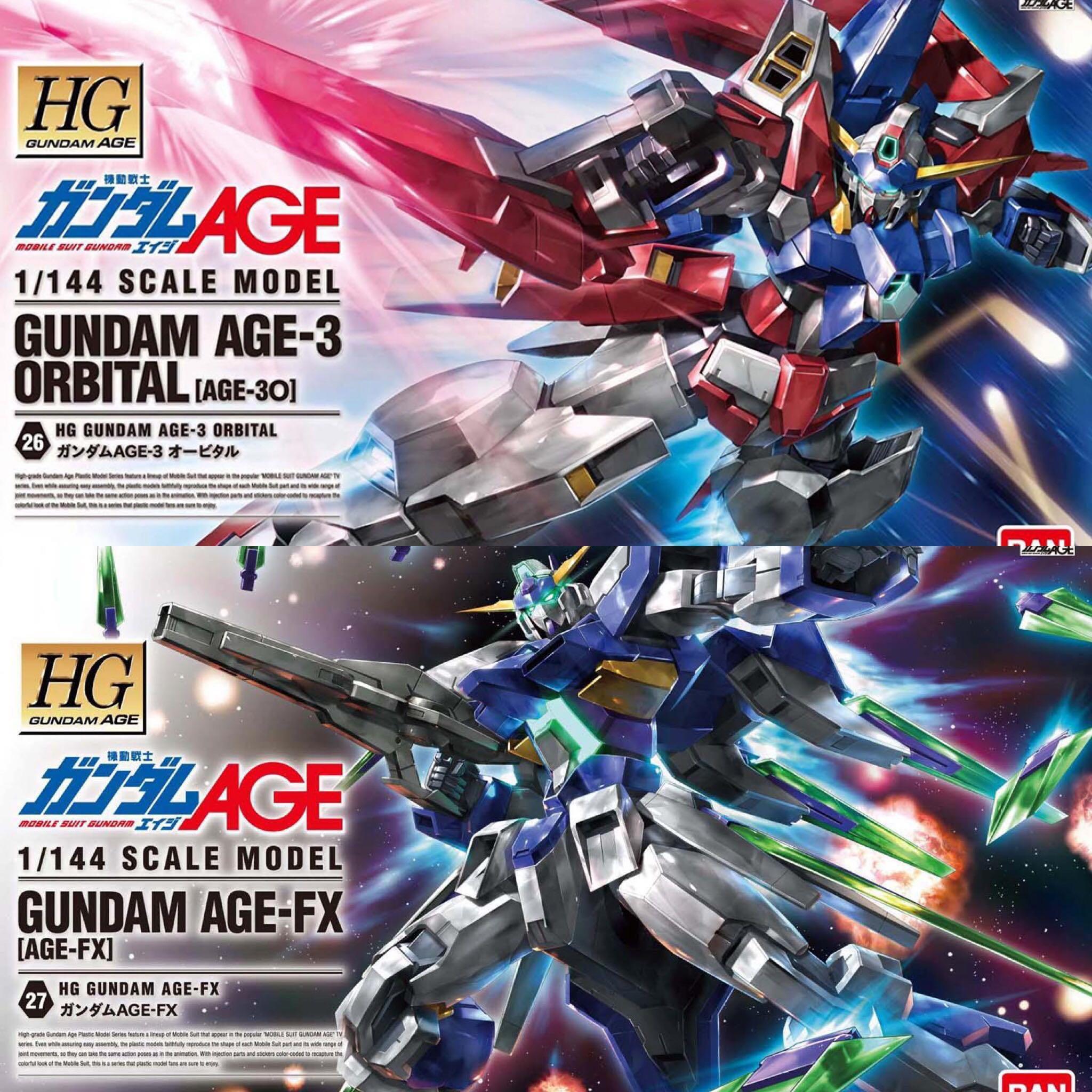 HG AGE Gundam AGE series Gundam multiuse common grey white decal 高達Age ...