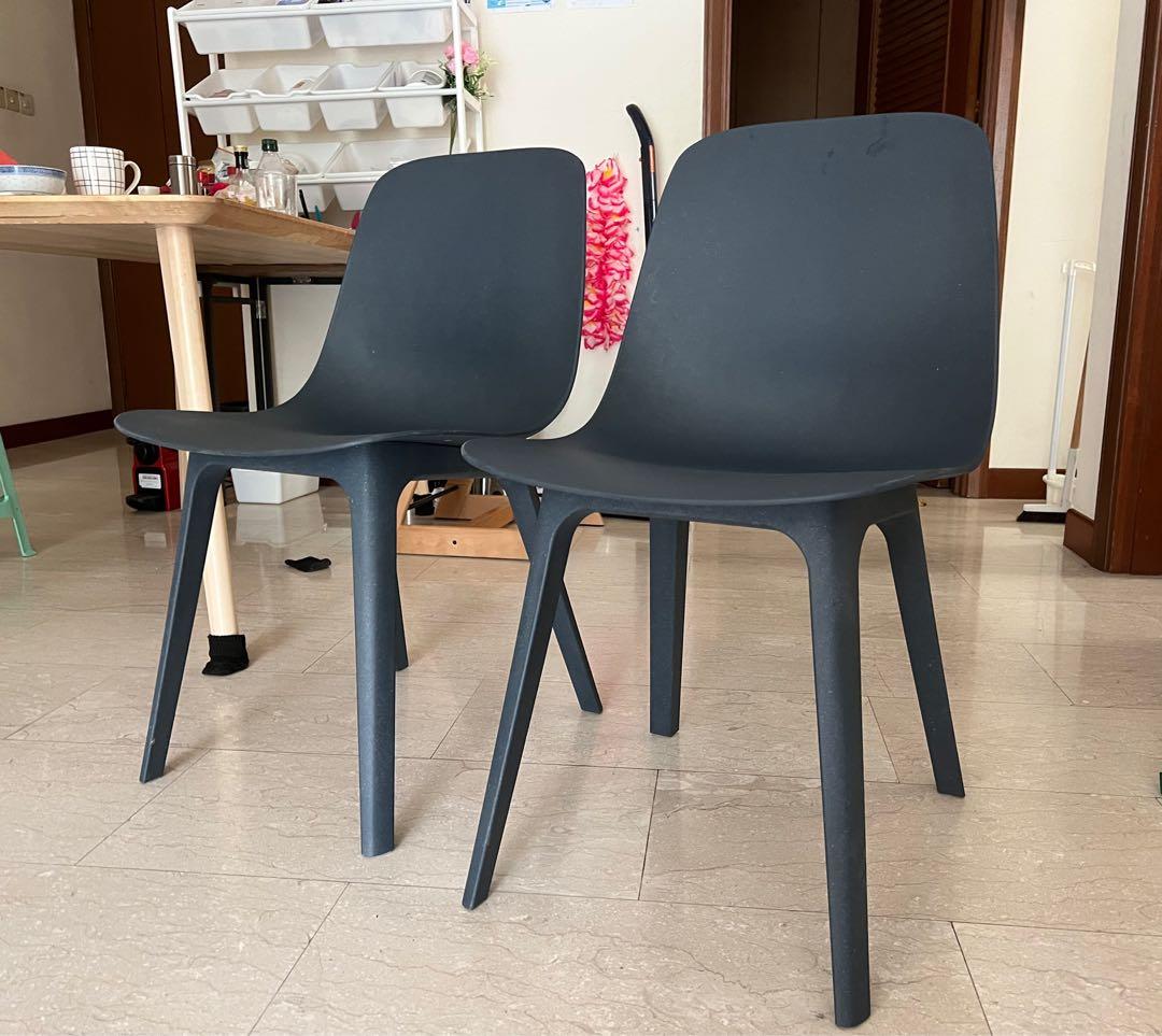 IKEA Odger blue x2 to sell, Furniture & Home Living, Furniture, Chairs ...