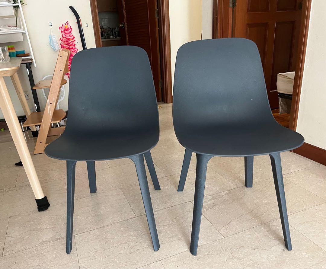 IKEA Odger blue x2 to sell, Furniture & Home Living, Furniture, Chairs ...