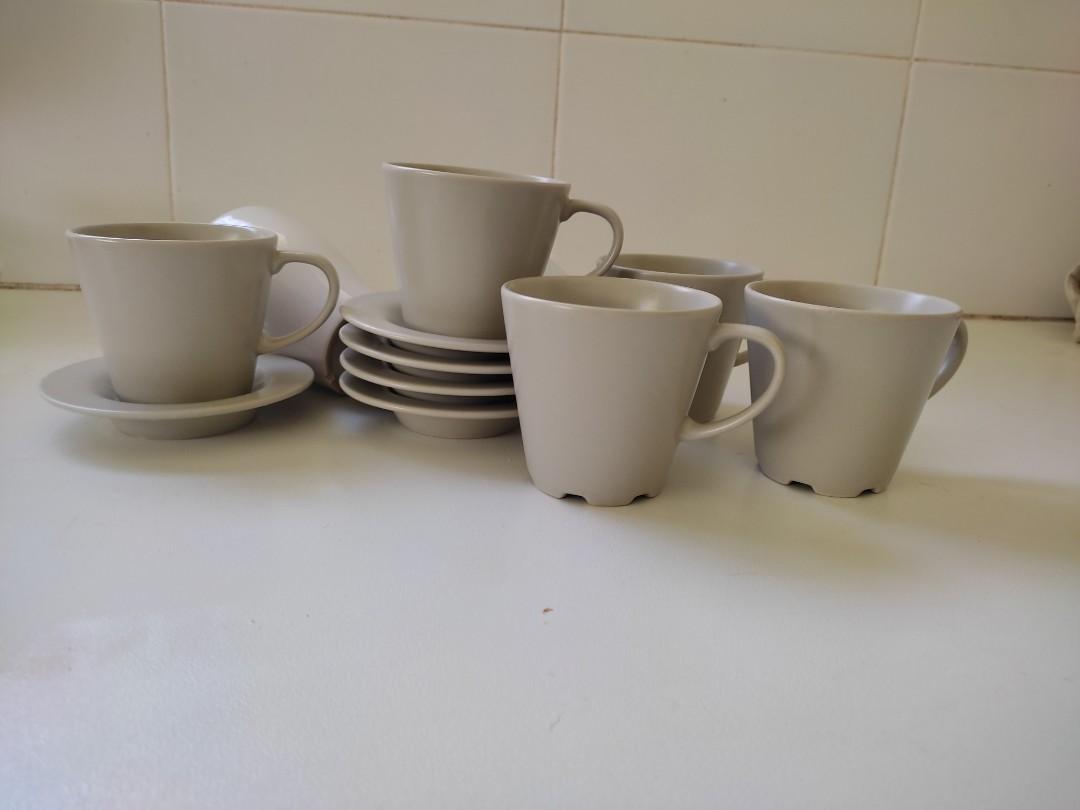 Ikea tea cup and saucer set (12pc), Furniture & Home Living ...