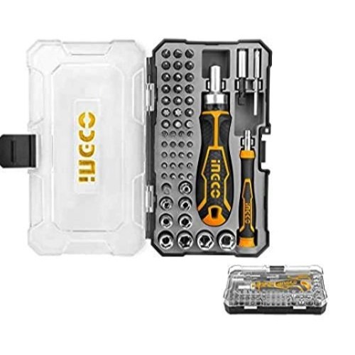 INGCO 55Pcs Screwdriver Bits Set with Screwdriver Bits HKSDB0558 ...