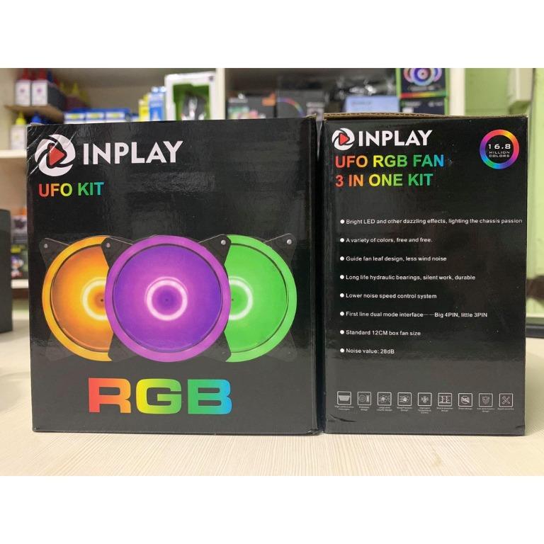 Inplay UFO 3 in 1 Case fan Kit, Computers & Tech, Parts & Accessories ...