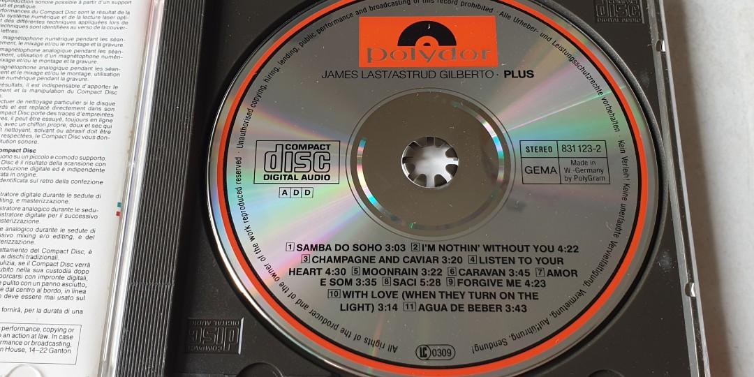 James Last & Astrud Gilberto ~ PLUS ( Made In West Germany ) CD ...
