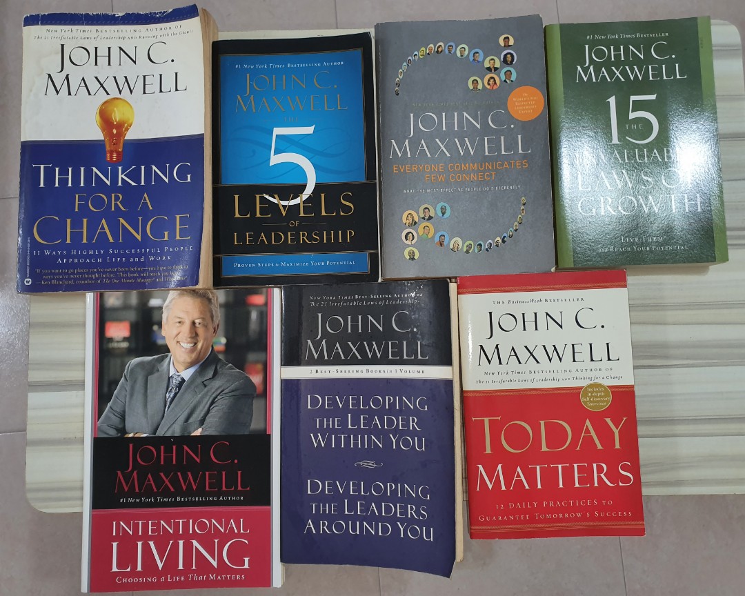 John C Maxwell Series of leadership Books, Hobbies & Toys, Books ...