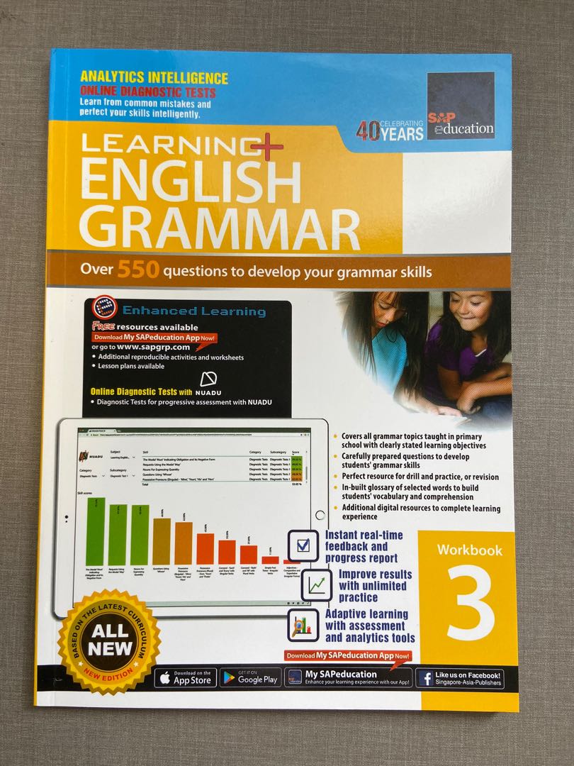 Learning English Grammar, Hobbies & Toys, Books & Magazines, Assessment ...