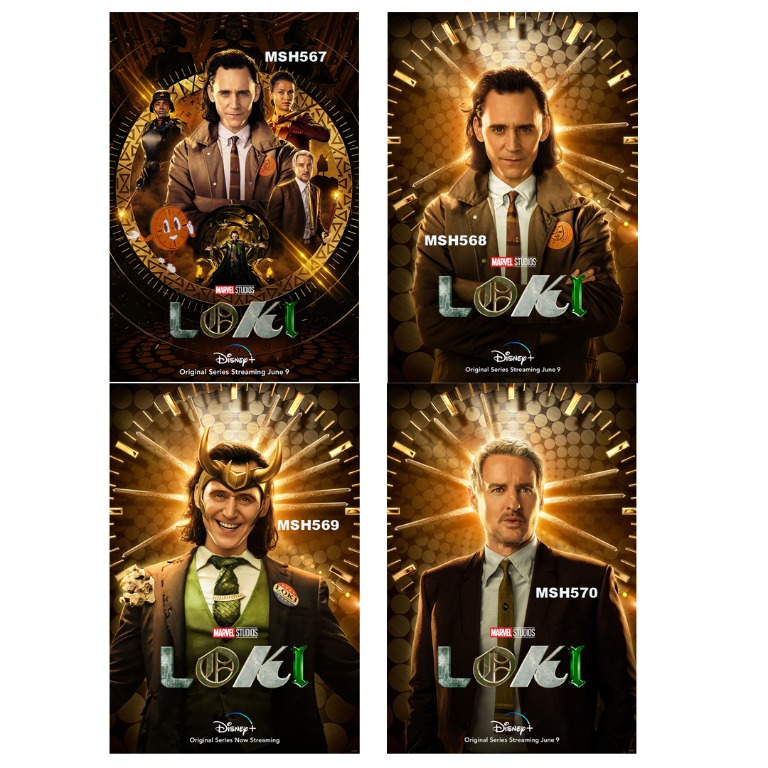 LOKI (2021) POSTERS (PART 1), Hobbies & Toys, Memorabilia ...