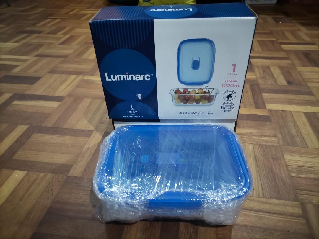 Luminarc Pure Box Active Container 1220ml, Furniture & Home Living ...