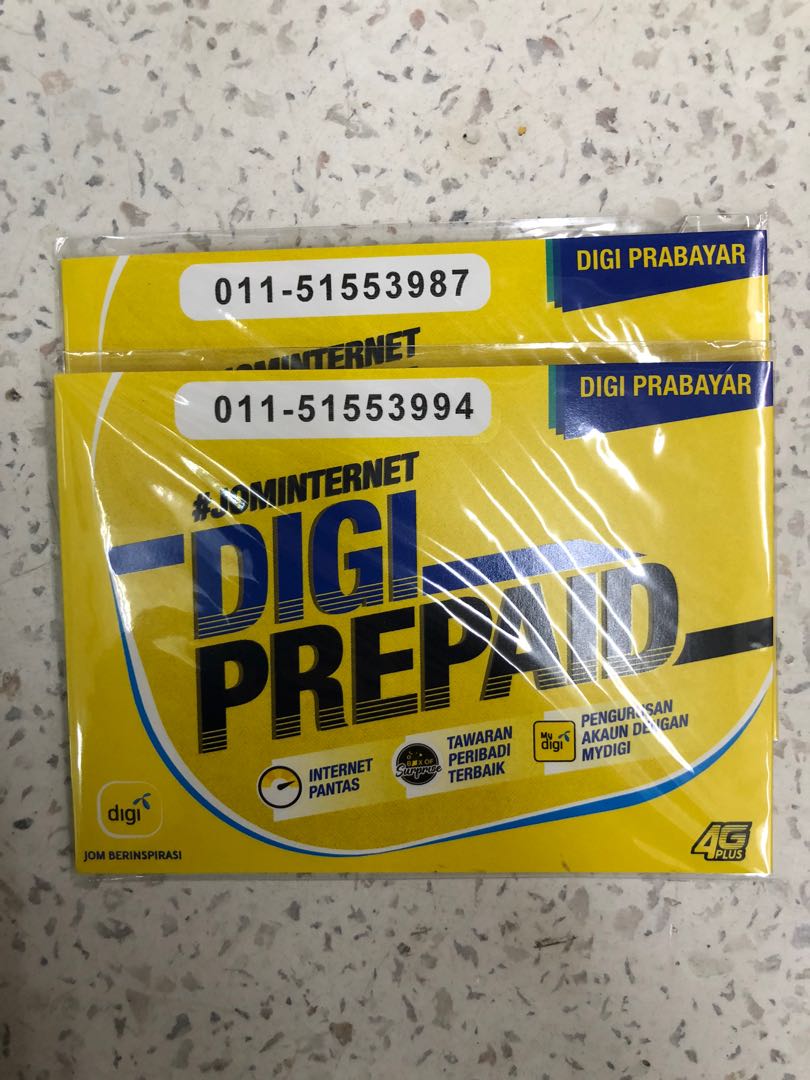 Malaysia Digi Couple VIP Sim Card for sales!, Mobile Phones & Gadgets ...