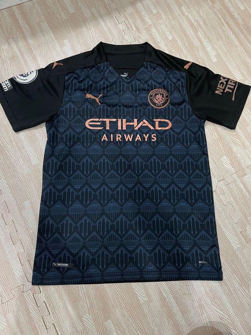 Manchester City 20-21 Puma Etihad Football Kit Jersey Drifit Outdoor ...