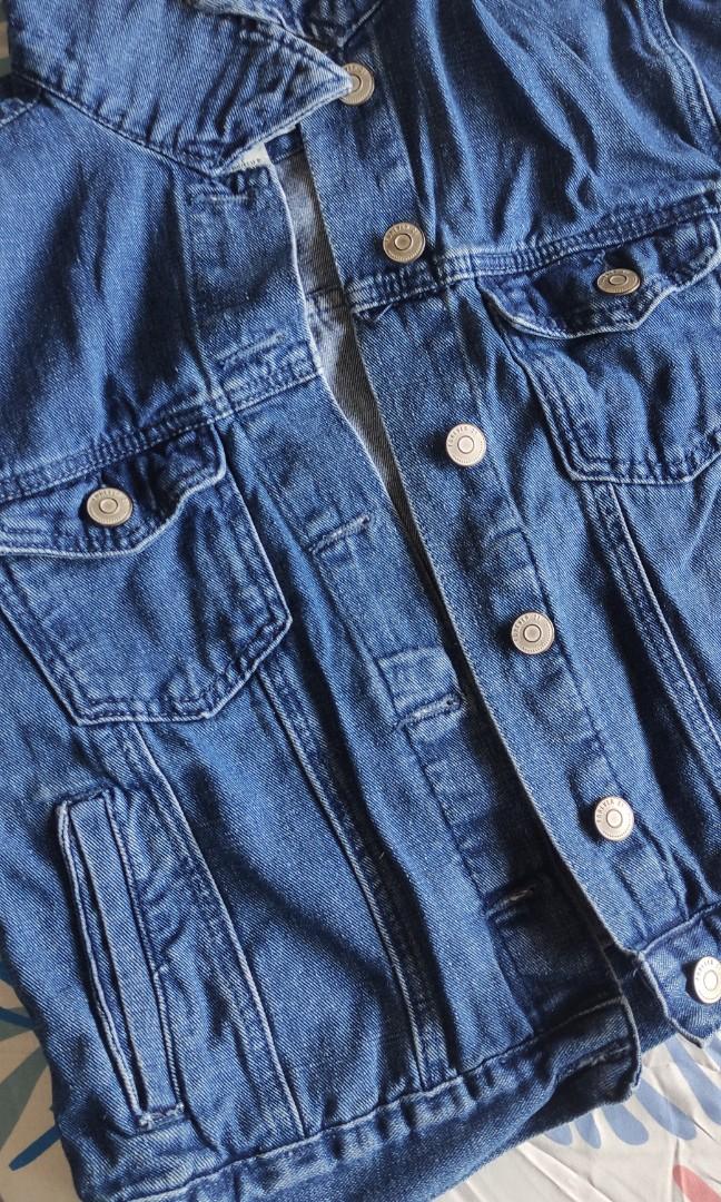 Maong Jacket Denim Jacket Forever 21, Women's Fashion, Coats, Jackets ...