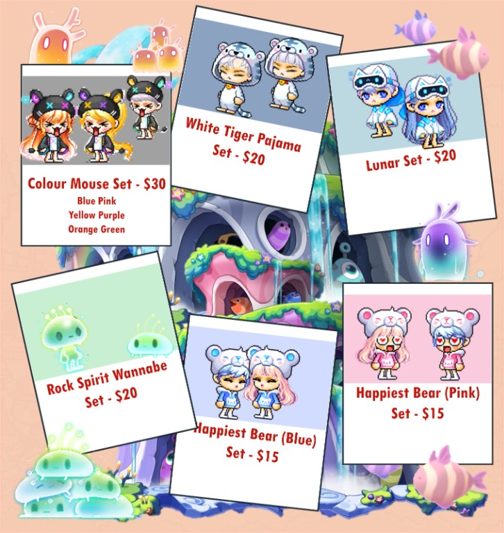 MapleSEA Aquila Cash Item 2 Piece Set, Video Gaming, Gaming Accessories ...