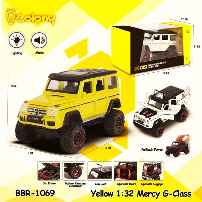 Mobil Miniatur Mercy Jeep. Koleksi miniatur mobil. Bisa buka pintu dll ...