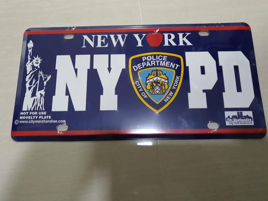 NYPD Plate, Hobbies & Toys, Toys & Games on Carousell