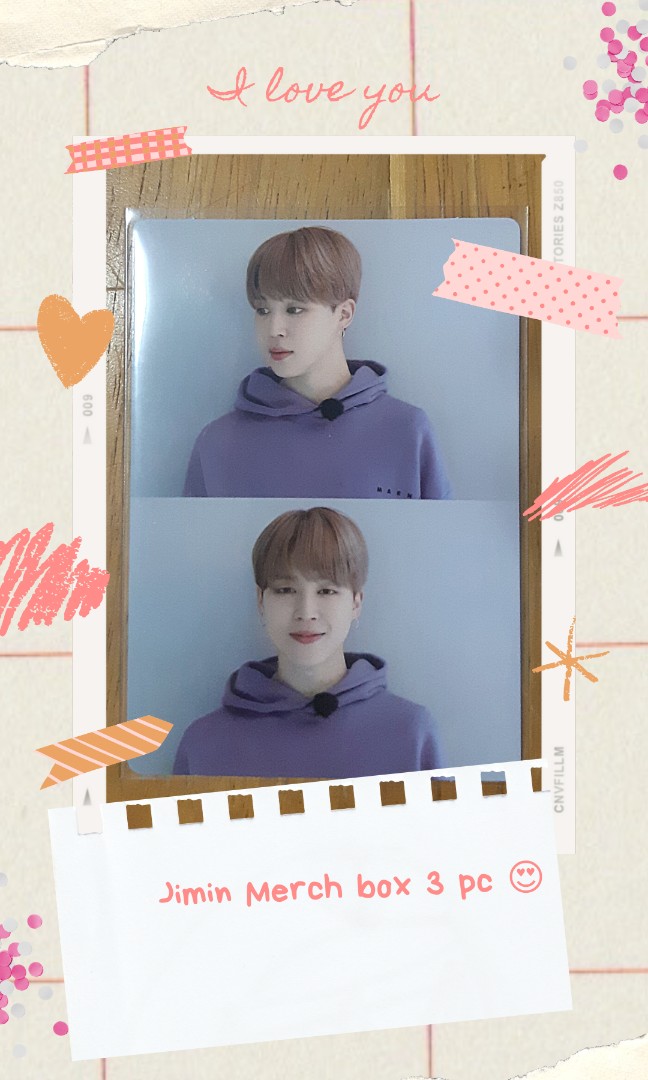 ~On hand~ JIMIN Merch box 3 pc, Hobbies & Toys, Memorabilia ...