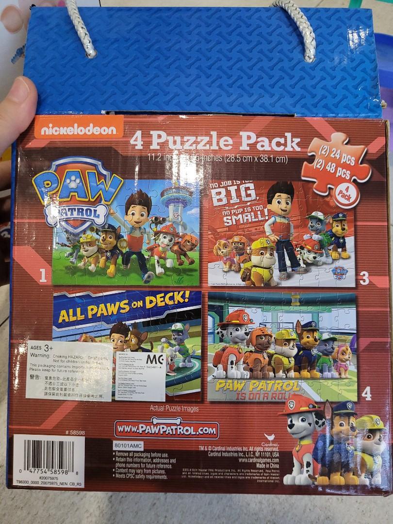 Paw Patrol Jigsaw Puzzles, Hobbies & Toys, Toys & Games on Carousell